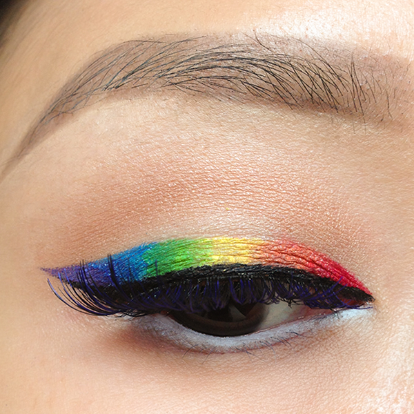 Style By Cat: Rainbow Gradient Eyeliner