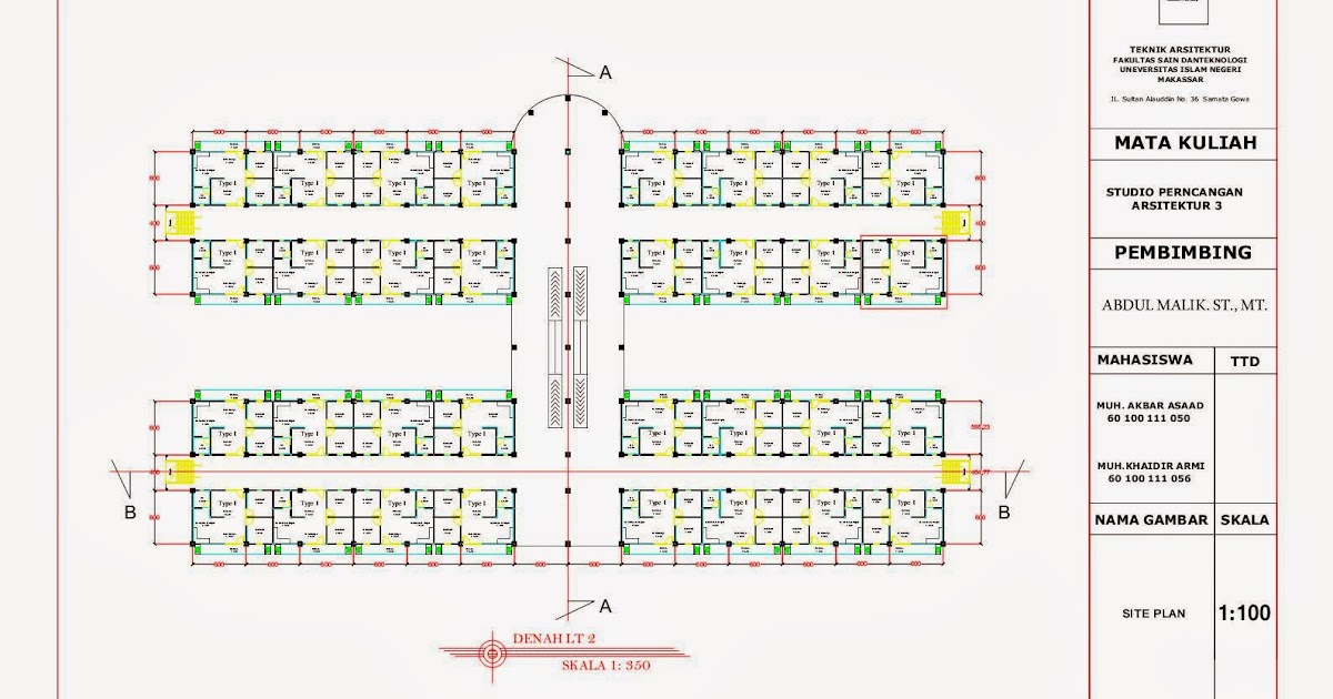 mozaik arsitek : Desain Rusunawa (SPA 2)