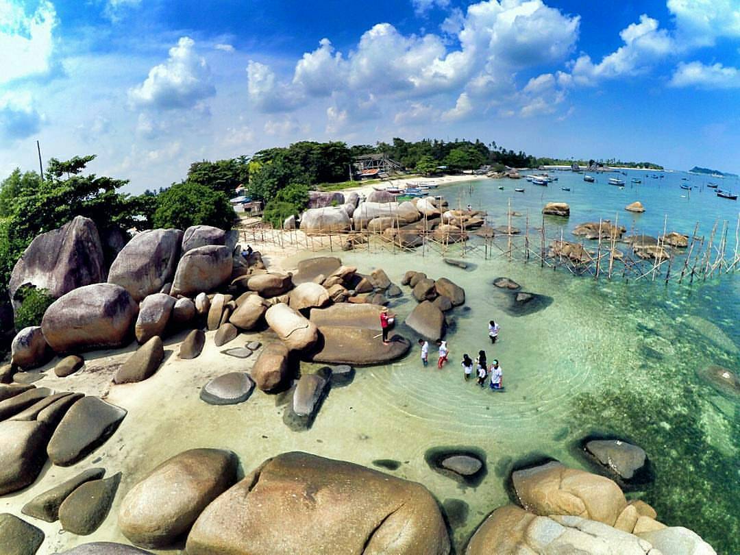 Surganya Laskar Pelangi, Pantai Tanjung Kelayang Bangka Belitung ...