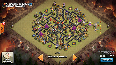 base th 9 terbaru dengan bomb tower terbaik dan terkuat - clashers blog