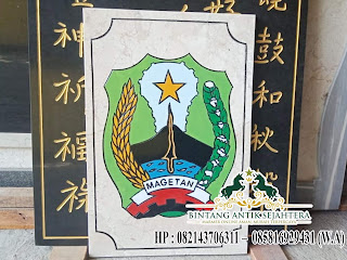 Logo Kabupaten Magetan , Jual Prasasti Logo Marmer