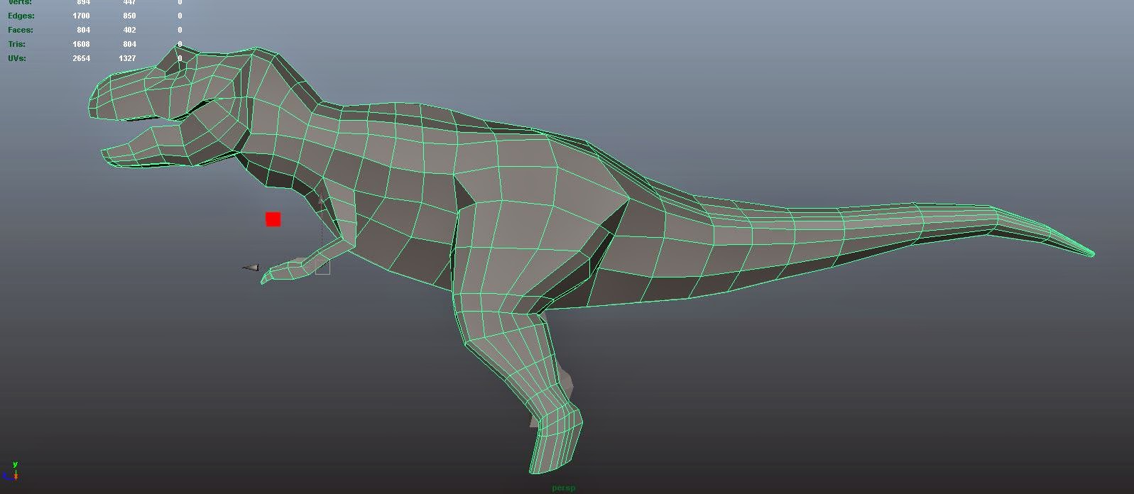 Computer Games Arts - George Burchmore: Organic T-Rex Modelling in Maya