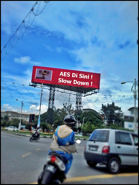 Contoh Papan Tanda Amaran Sistem Kamera AES | Signboard AES Location ...