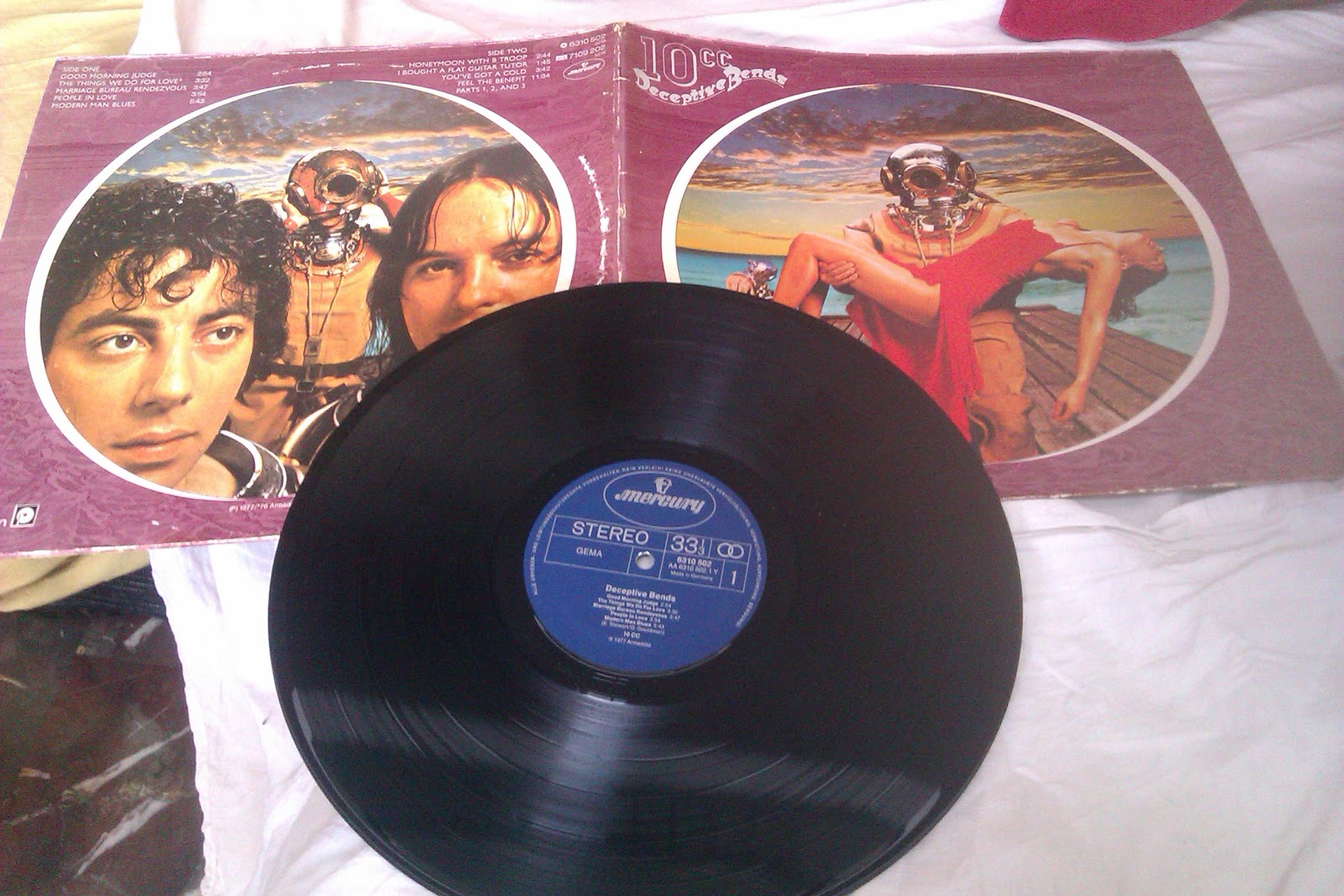 Discos Inferno: 10cc LP DECEPTIVE BENDS + ENCARTE 1977 ARMADILLO