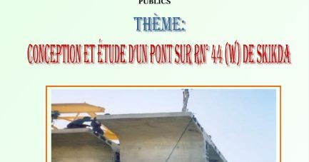 Conception et étude d'un pont - PFE 2