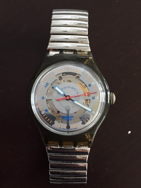 Regin's Realm: Swatch automatic - my first Swatch - Silver Baron