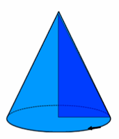 Matematica scuola secondaria 1° grado: Superficie e volume del cono