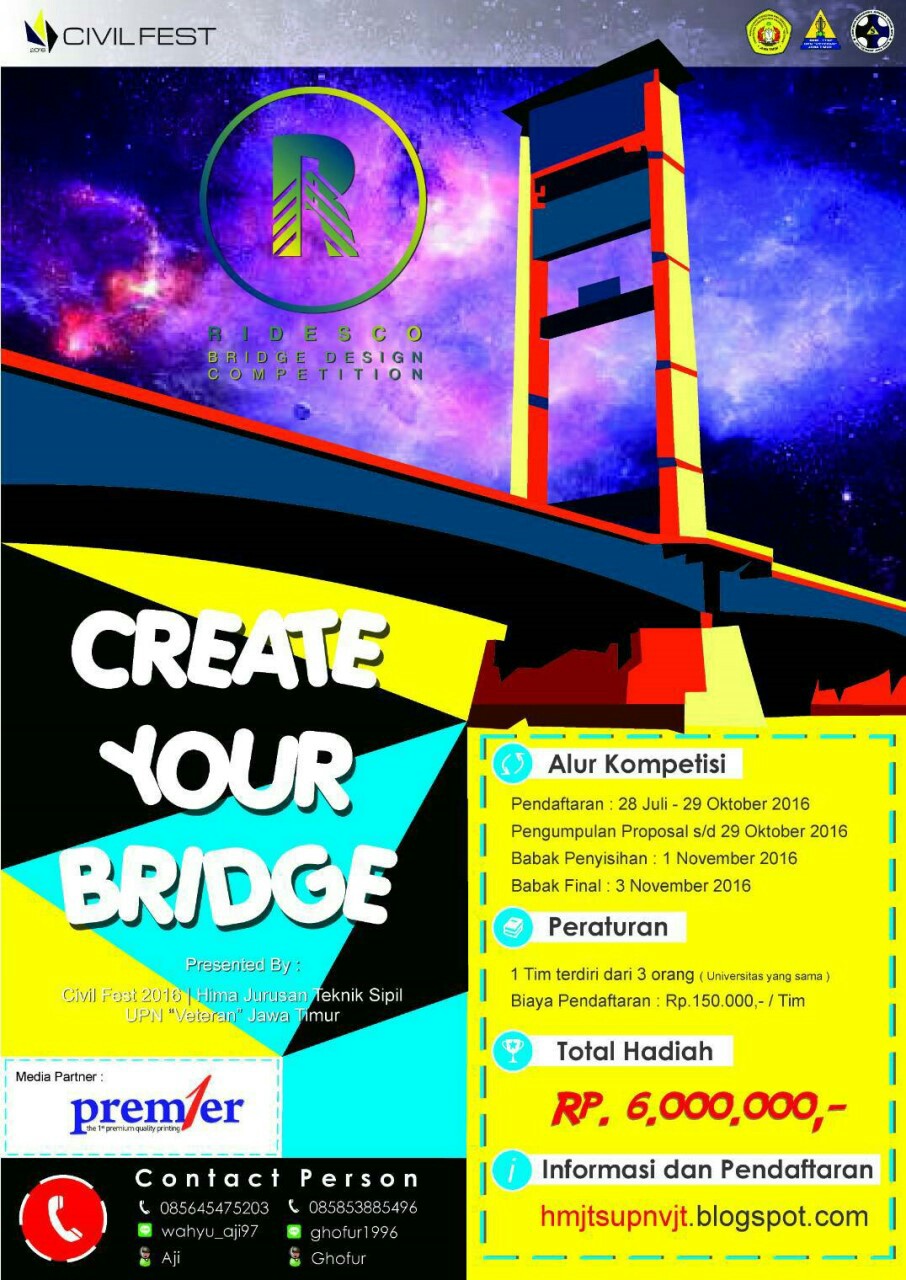 RIDESCO 2016 (BRIDGE DESIGN COMPETITION)