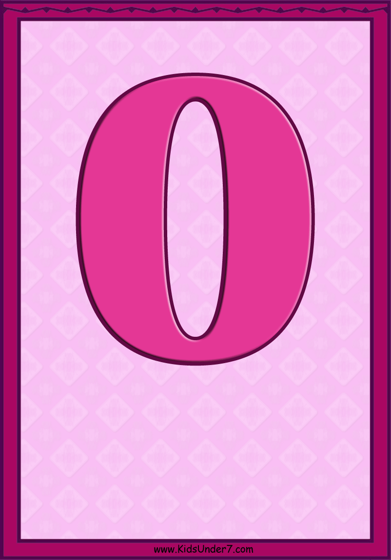 Kids Under 7: Free Number Flash Cards