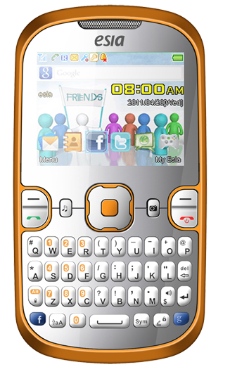 Mobile Phone Info: Harga dan Spesifikasi Ponsel Esia Fun (Esia Olive C55)