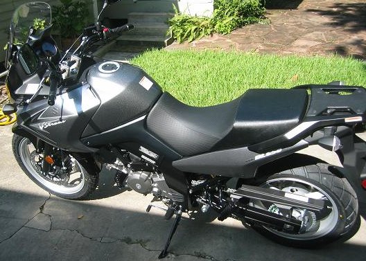 motorcycles: The DL650 uses much of the mechanical and running gear