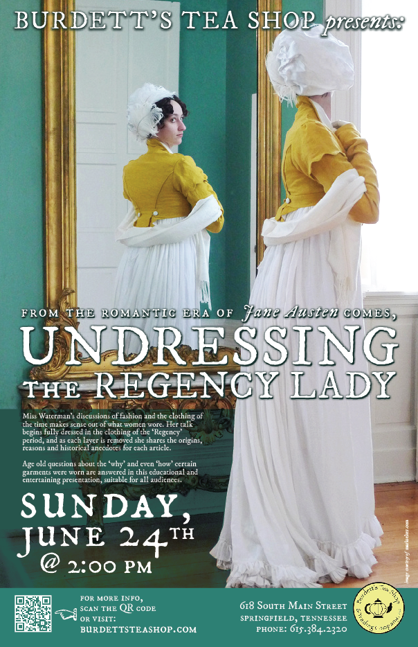 Undressing the Historical Lady: Regency Poster Girl