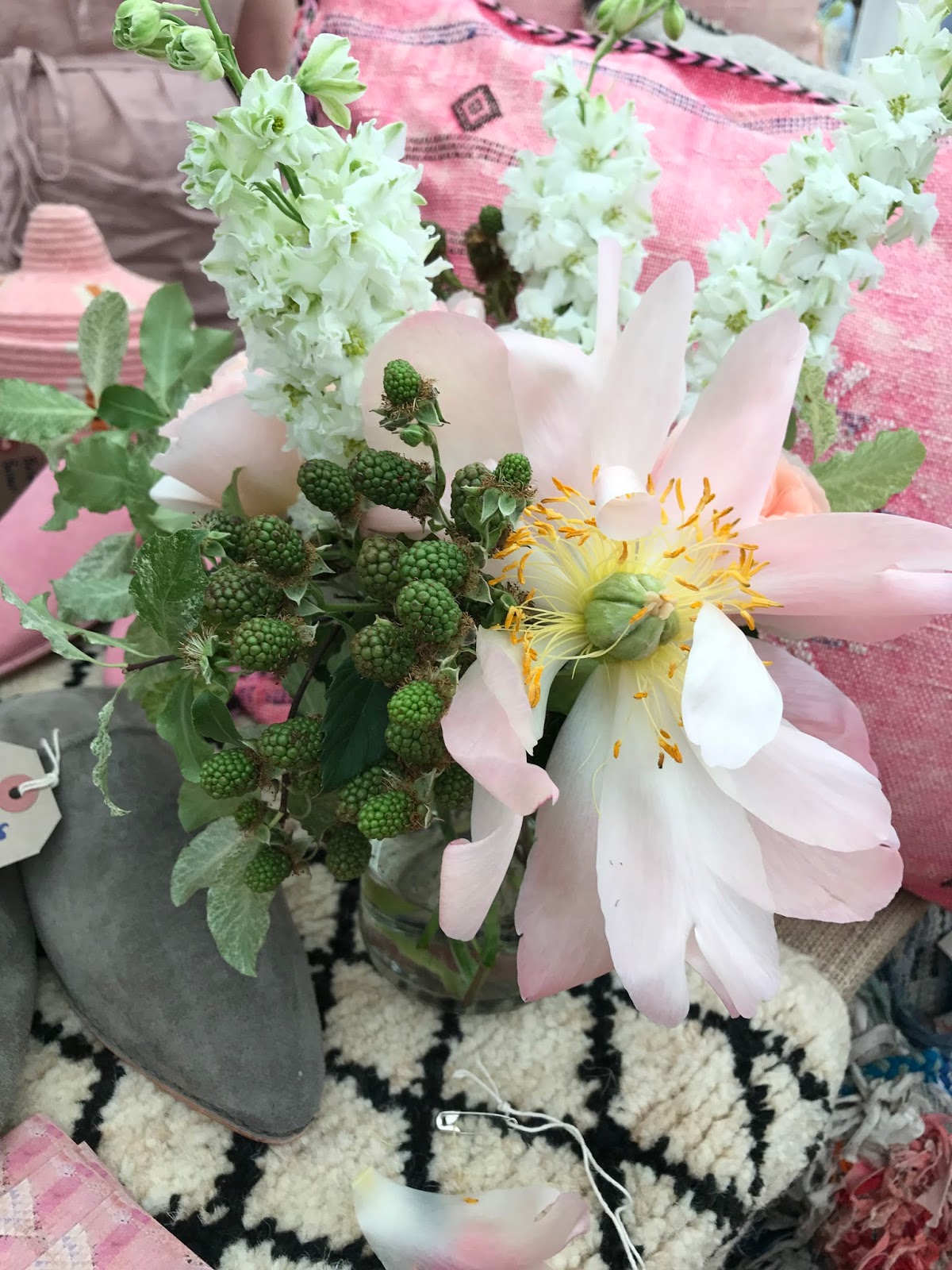 Vintage Shopping at The Country Brocante - Roses and Rolltops