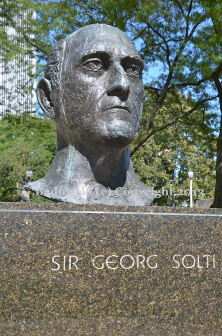 Chicago Public Art: Bust of Sir George Solti