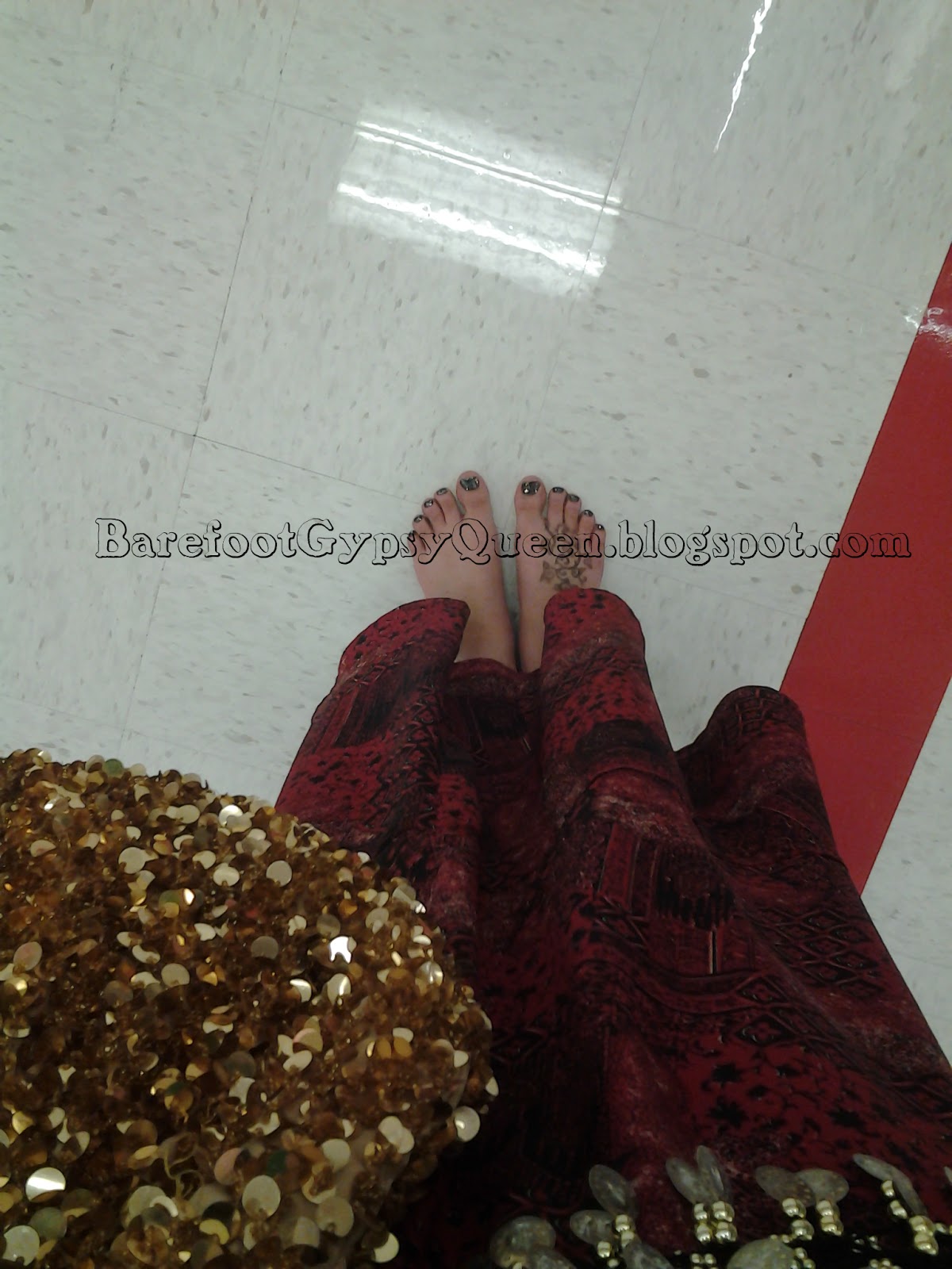 Barefooting adventures in Target and PetSmart - Barefoot Gypsy Queen