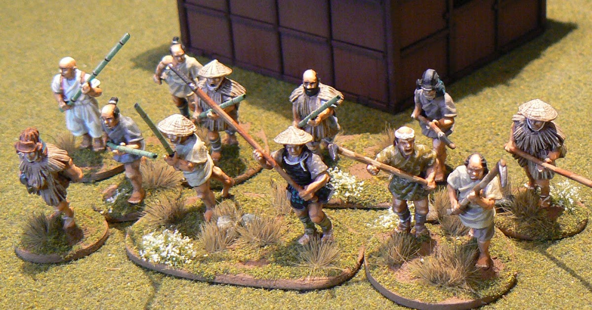 Dots of Paint: "Shogun Era" Japanese Peasants