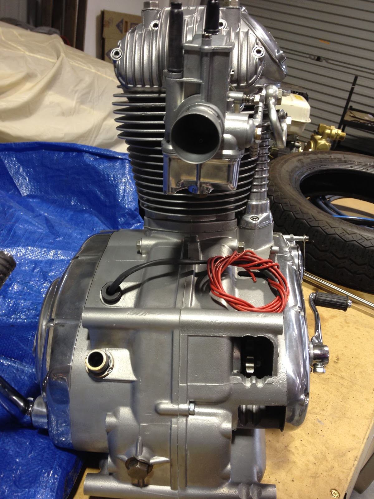 The Ducati RT 450 engine is complete!
