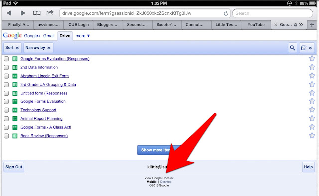 A Little Tech: Fun with Google Forms