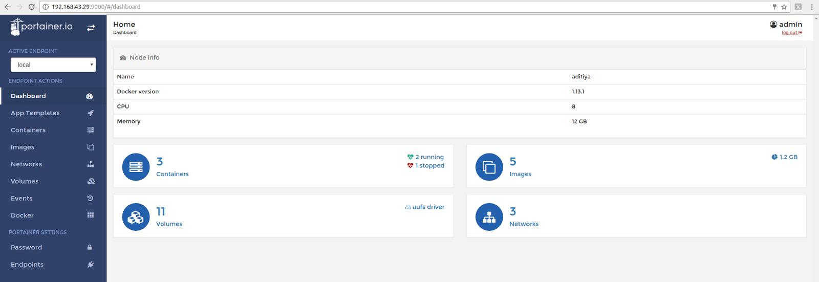 Gui Docker Menggunakan Potainer Untuk Linux