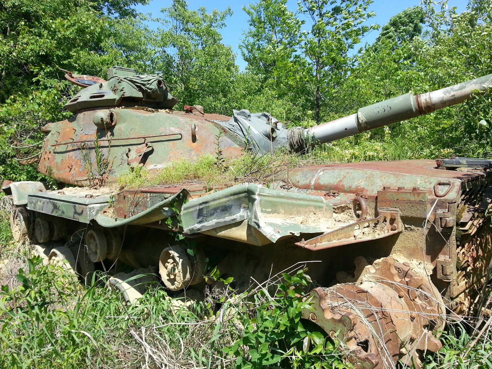 Eerie Indiana: Fort Knox tank graveyard - Fort Knox military base, KY