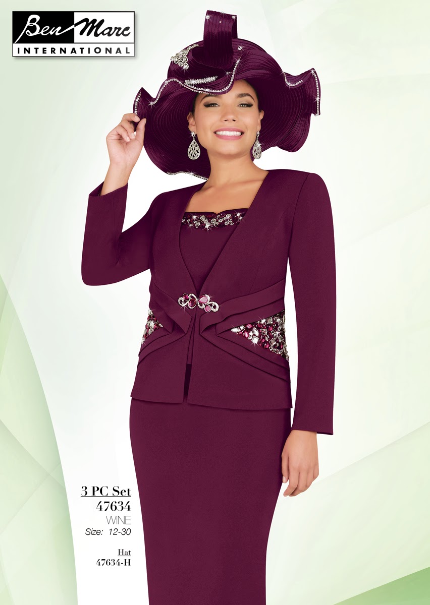 Upscale Womens Church Suits Wholesale And Retail: Ben Marc, Cogic Usher ...