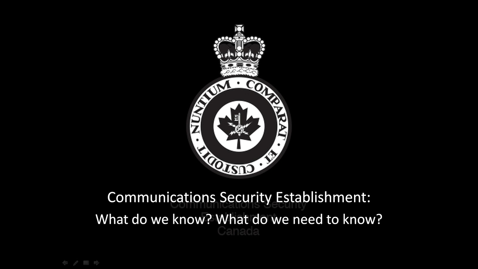 Lux Ex Umbra: CSE: What do we know? What do we need to know?