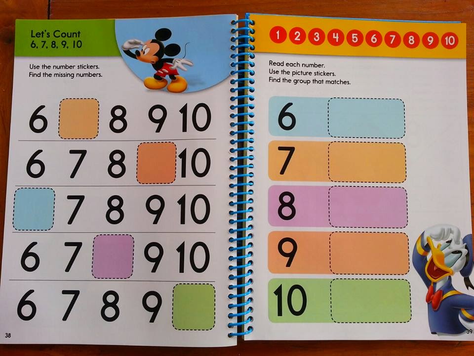 BUKU KANAK KANAK / KIDS BOOK: DISNEY SCHOOL SKILLS NUMBERS AND COUNTING