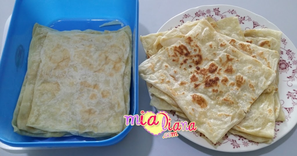 Homemade Frozen Roti Canai