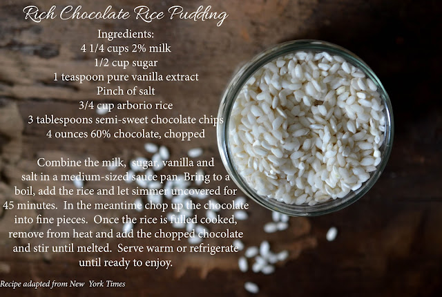 Heart of Gold: Rich Chocolate Rice Pudding