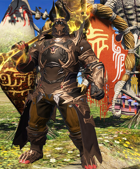 FFXIV Glamour Gallery: Roe Behemoth King Set