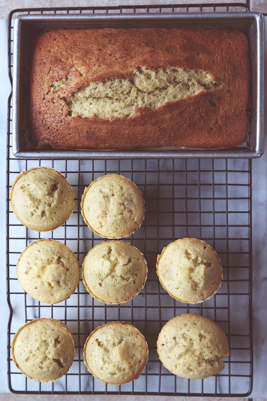 Milk and Honey: Layered Lemon and Matcha Marble Cake with Sesame Seed ...