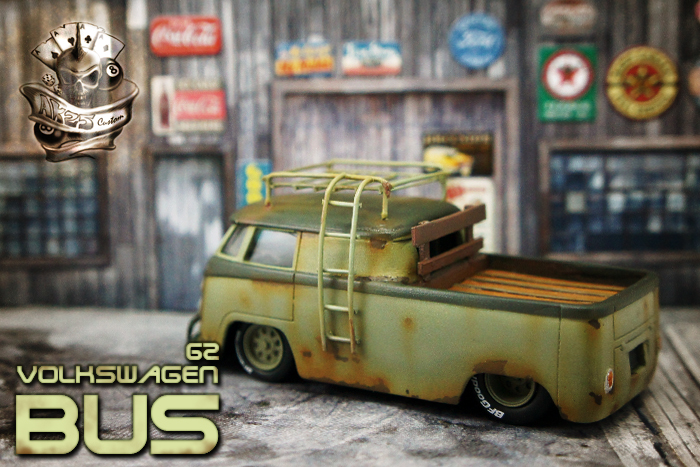 HWCustom: 62 Volkswagen Bus V-Dubs - Jada