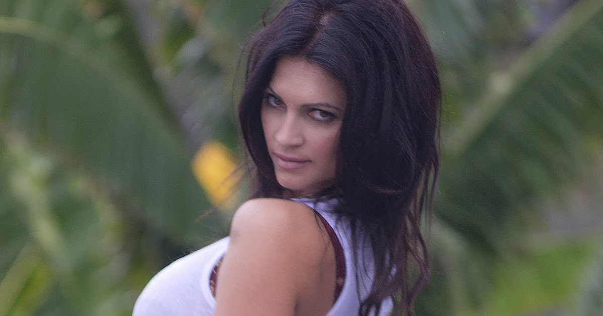 Denise Milani Archives: White T-Shirt