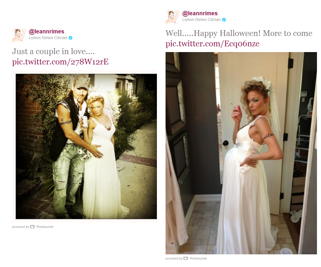 LeAnn Rimes preggers for Halloween - Emily Jane Johnston