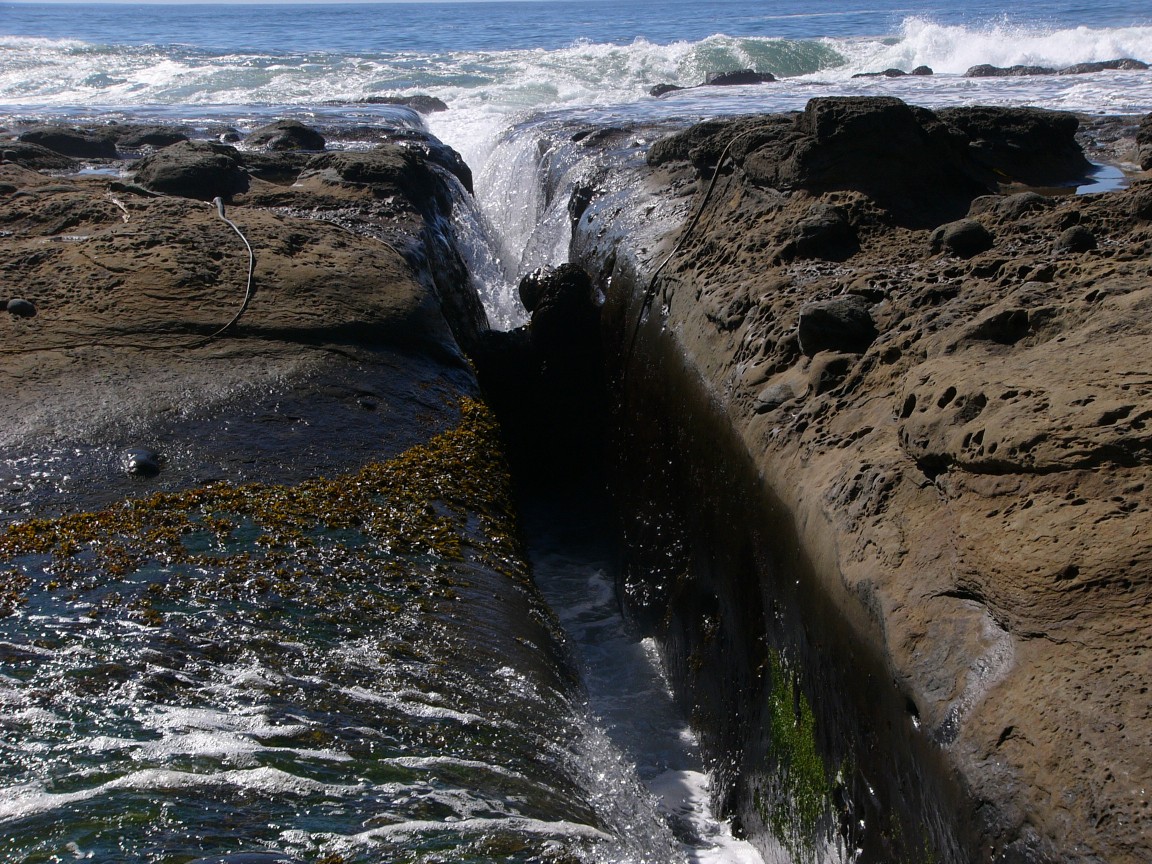 Landforms in the World: Coastal and Oceanic Landform ( 50. Surge Channel )