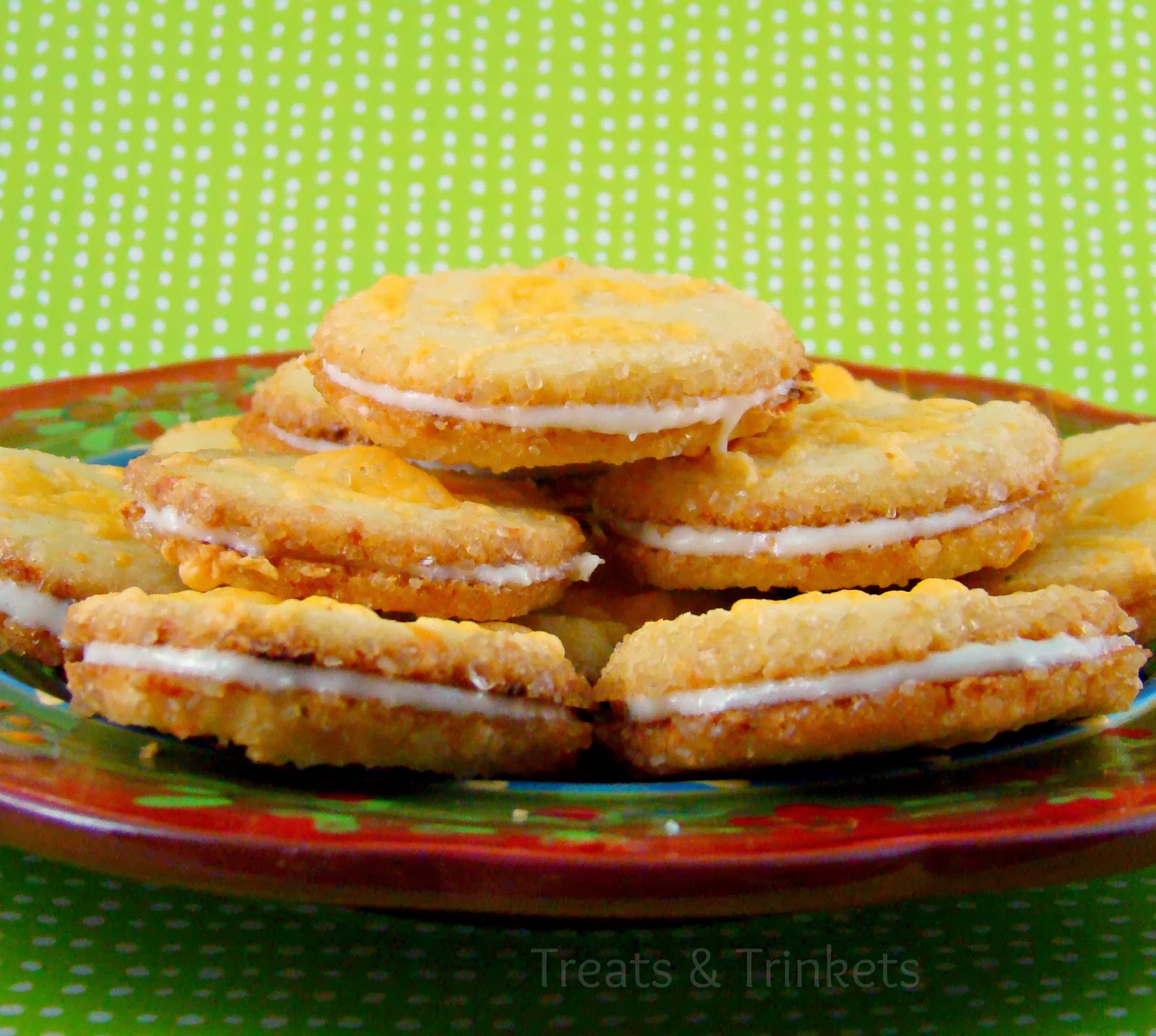 Treats & Trinkets: Cheddar Cornmeal Popper Cookies