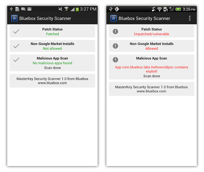 BlueBox Security Scanner | Programmi per Android