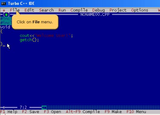 How to use Turbo C/C++