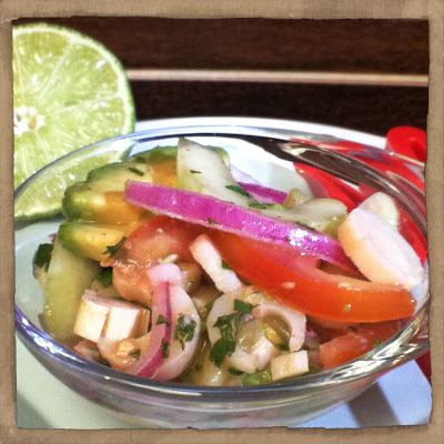 Chateau Mooseknuckle SALADS and STARTERS: Vegetarian Ceviche