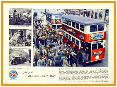 All About London: London Bus, Posters from The Past