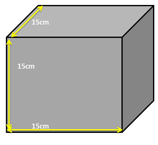 How to calculate weight of concrete cube?