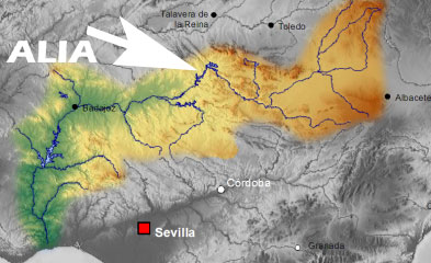 Ríos y embalses.: Río Guadiana