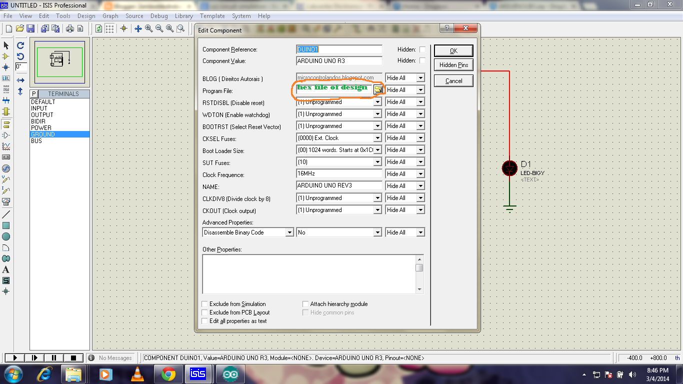 Arduino Simulation Using Proteus Isis ~ 2embeddedrobotics