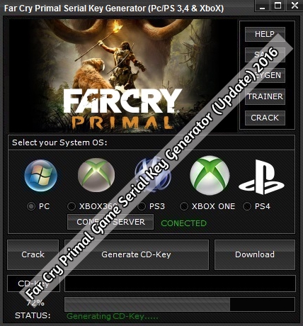 Far Cry Primal Game Serial Key Generator (Update) 2016 - Cyber Solution ...