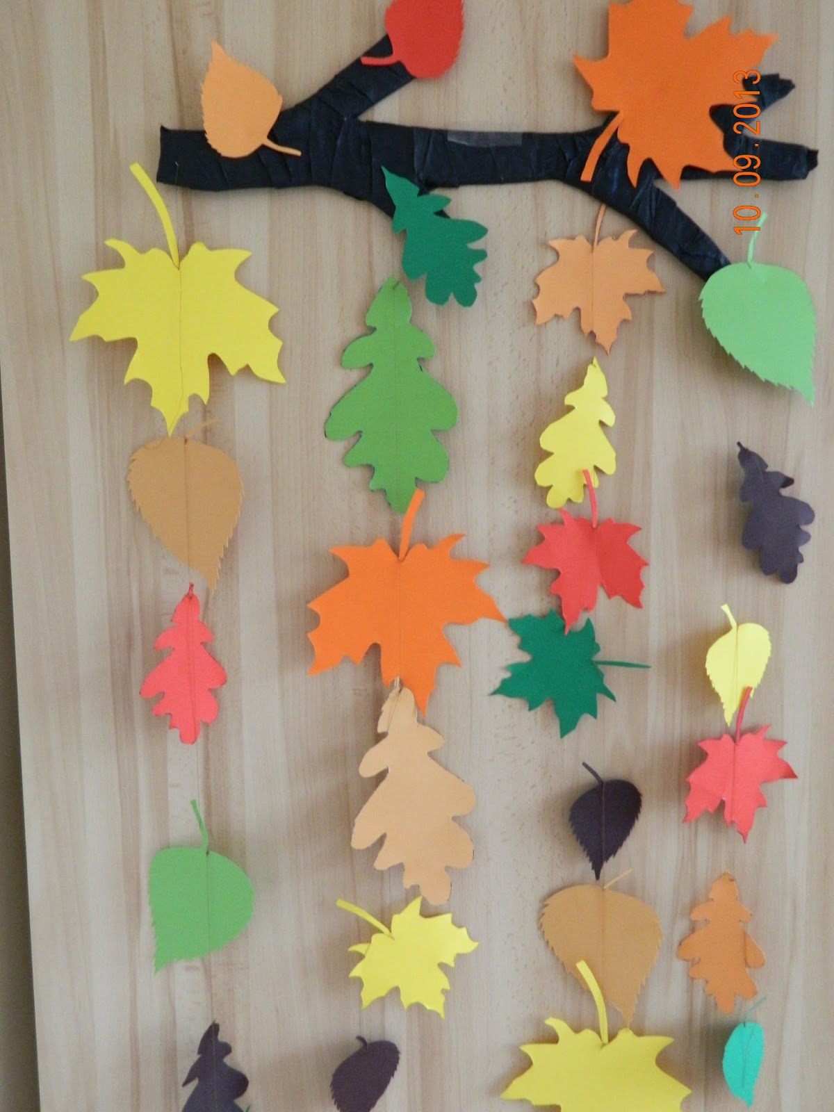 Decor de toamna | Perdea de frunze