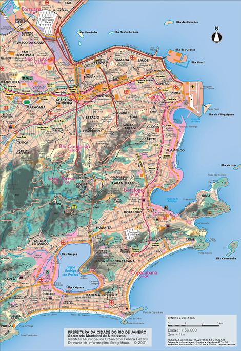 El hispanocarioca: Un mapa de Rio a partir del Cristo Redentor