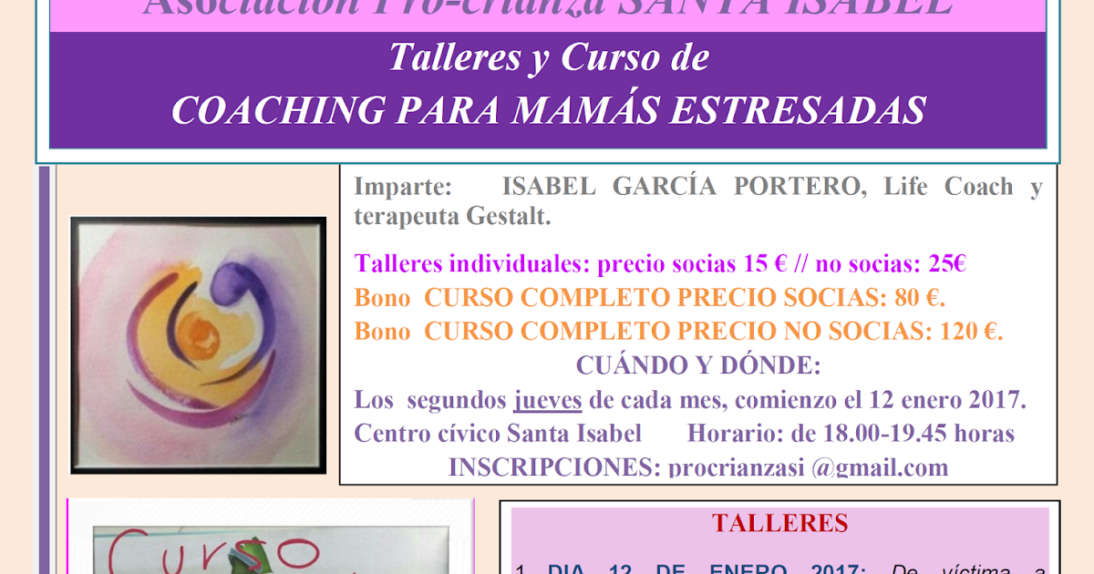 Crianza en tribu: Curso COACHING PARA MAMÁS ESTRESADAS