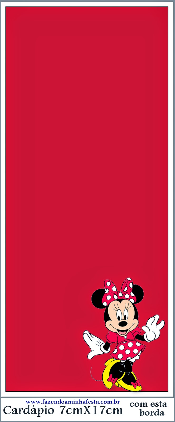 Minnie Red, Black, Yellow and Polka Dots: Free Party Printables. - Oh ...