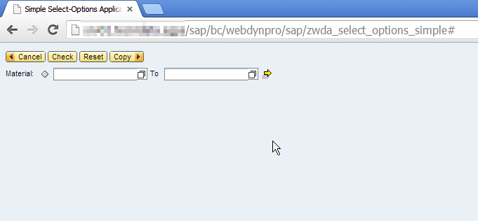 ABAP Development Blog: Using Select-Options in Webdynpro