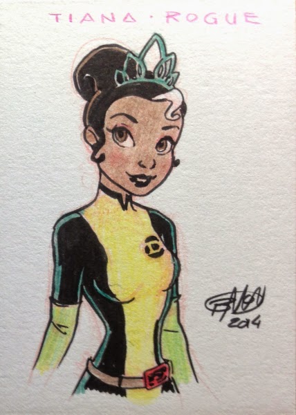 monotonae: Disney Princess/ Marvel Heroine Mash-Up, part 3